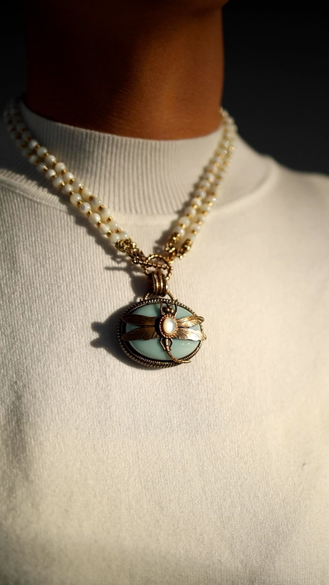 Edmee Necklace – Hunter Bleu